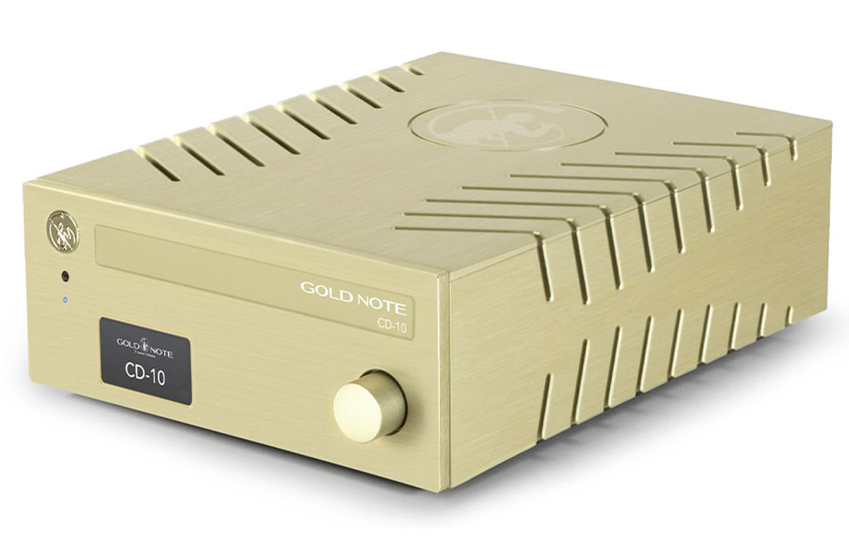 Gold Note CD-10 : lecteur CD haut de gamme avec DAC intégré – une pépite italienne HiFi